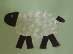 Finger print sheep - Art & Craft for Babies