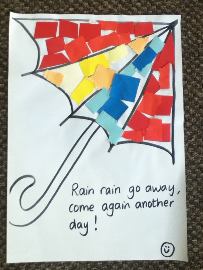 Weather collage- great come rain or shine! - Art & Craft for Babies